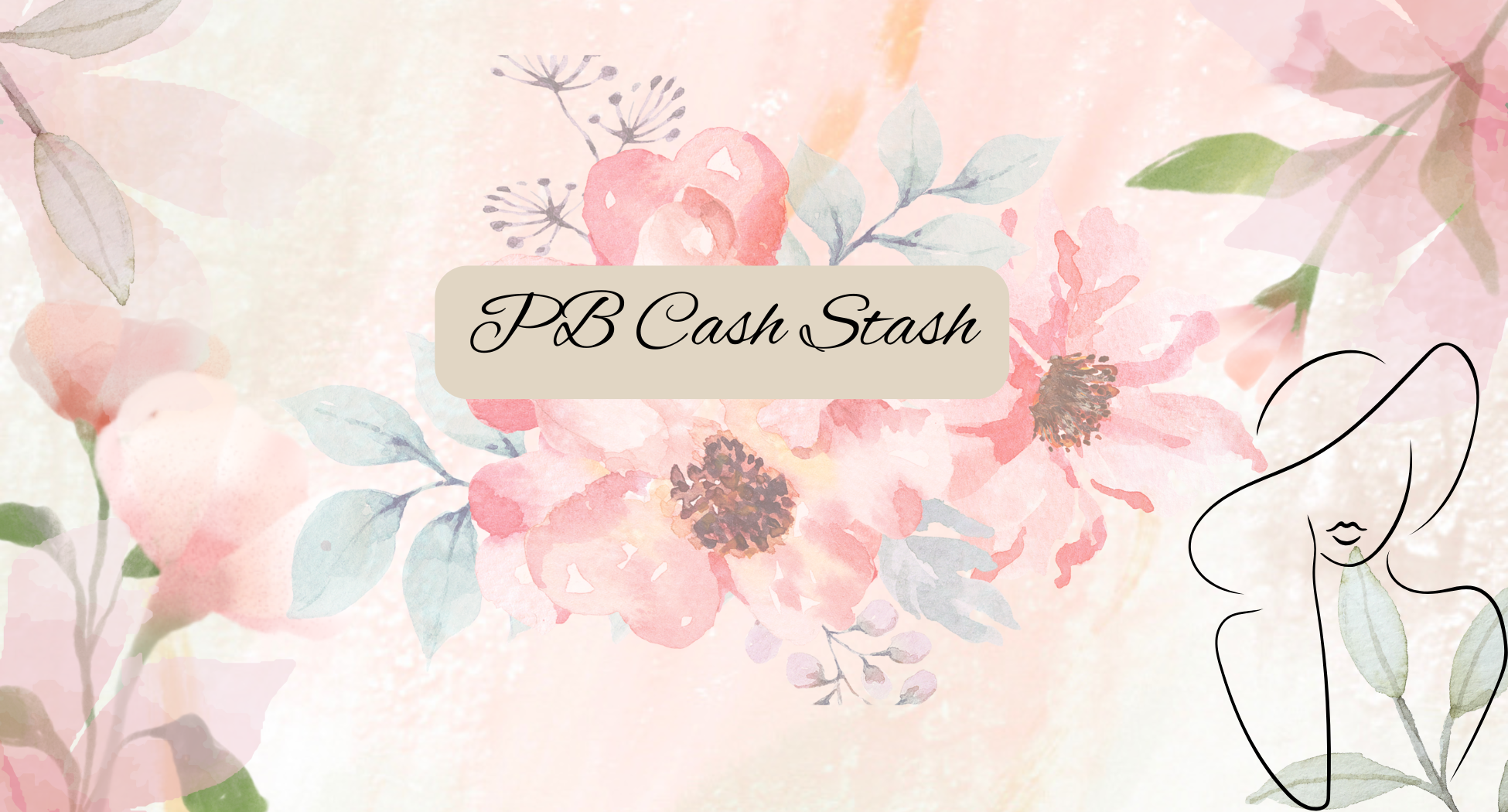 Cash Envelopes Pink Floral – PB Custom Designs