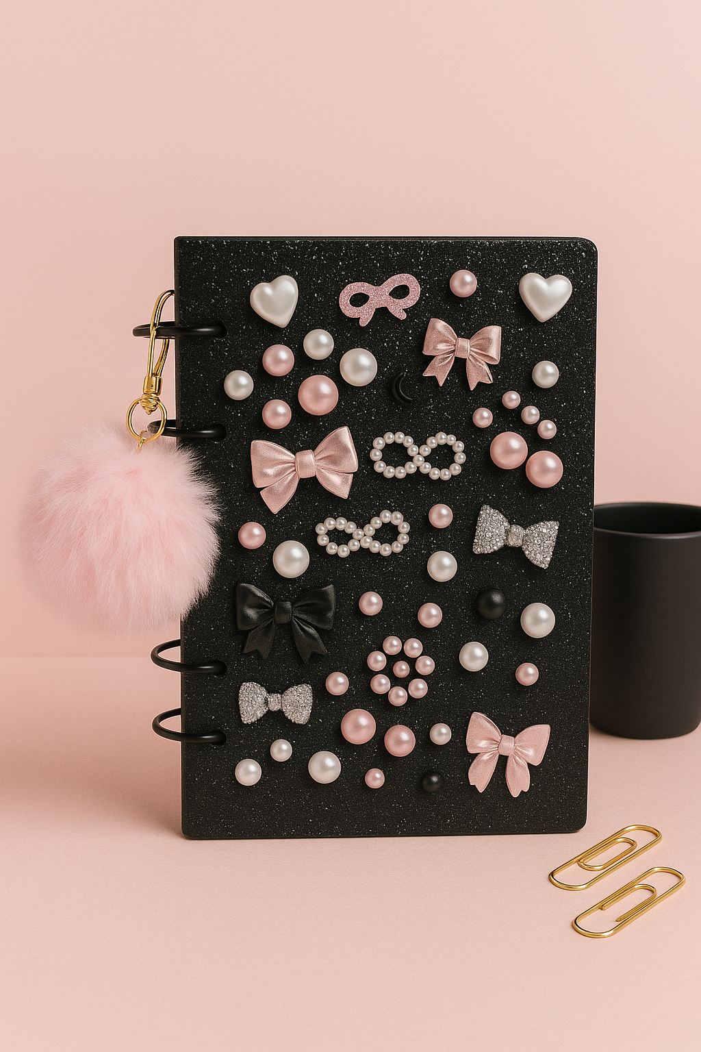 Custom Made Black Acrylic A6 Binder – PB Custom Designs